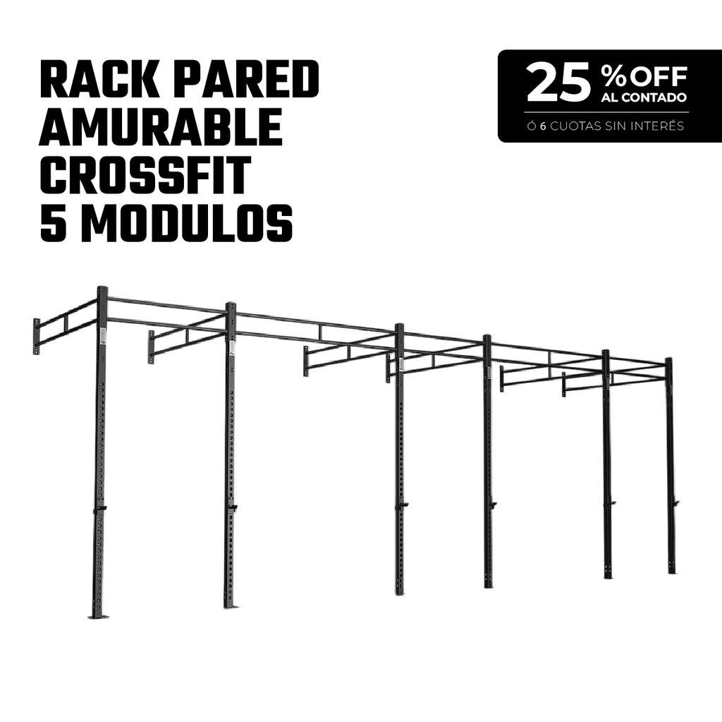 Rack pared amurable crossfit 5 modulos | G-fitness Lideres en ...